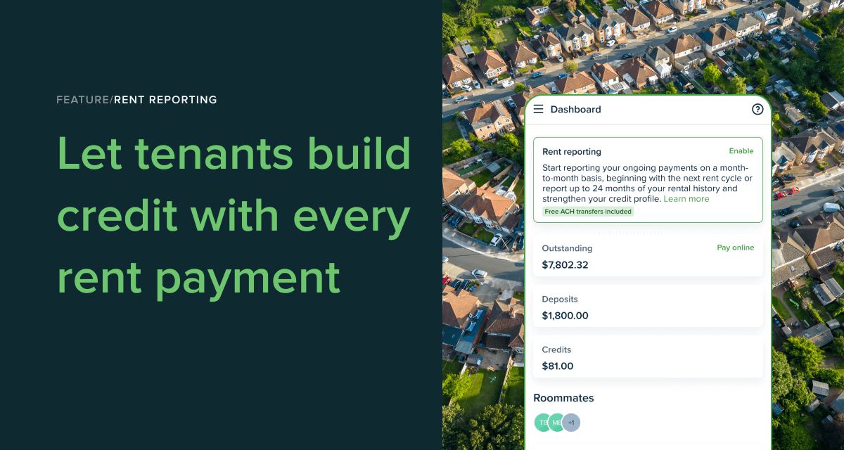 Report Rent Payments to Credit Bureau with TenantCloud